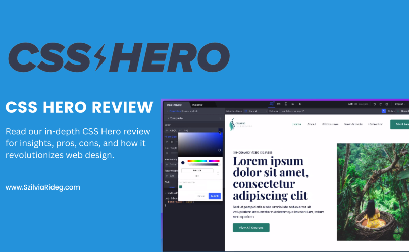 CSS Hero Review: The Premium Visual CSS Editor Plugin